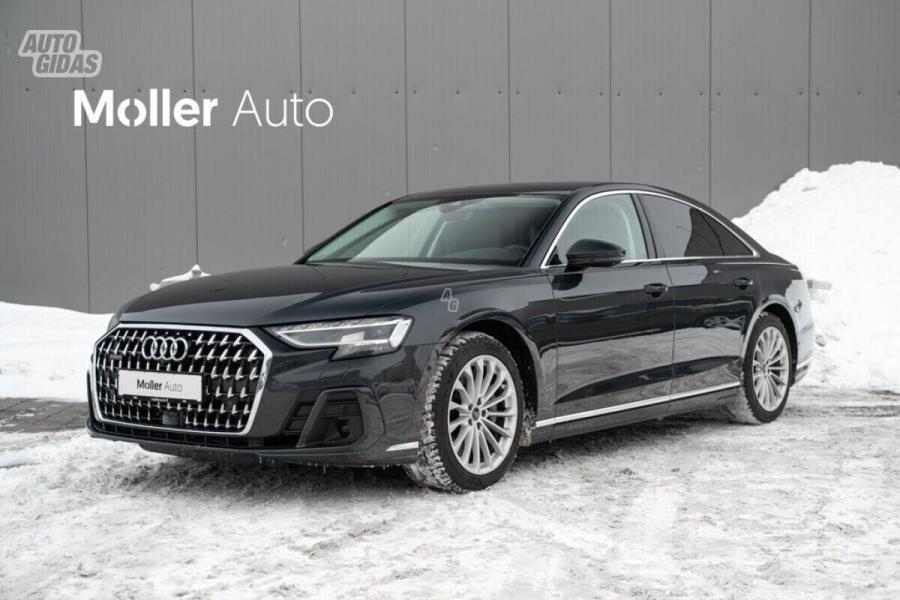 Pelēks Audi A8 2023 Viļņa, ar dzinēja tilpumu 3.00 L un nobraukumu 51 tūkst. km par 52990 €, foto 1 vietnē AUTOMOTO.COM.LV