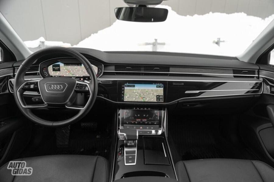 Pelēks Audi A8 2023 Viļņa, ar dzinēja tilpumu 3.00 L un nobraukumu 51 tūkst. km par 52990 €, foto 22 vietnē AUTOMOTO.COM.LV
