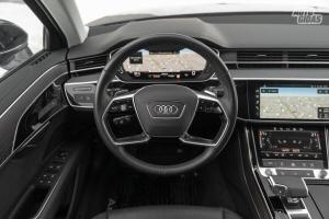 Pelēks Audi A8 2023 Viļņa, ar dzinēja tilpumu 3.00 L un nobraukumu 51 tūkst. km par 52990 €, foto 24 vietnē AUTOMOTO.COM.LV