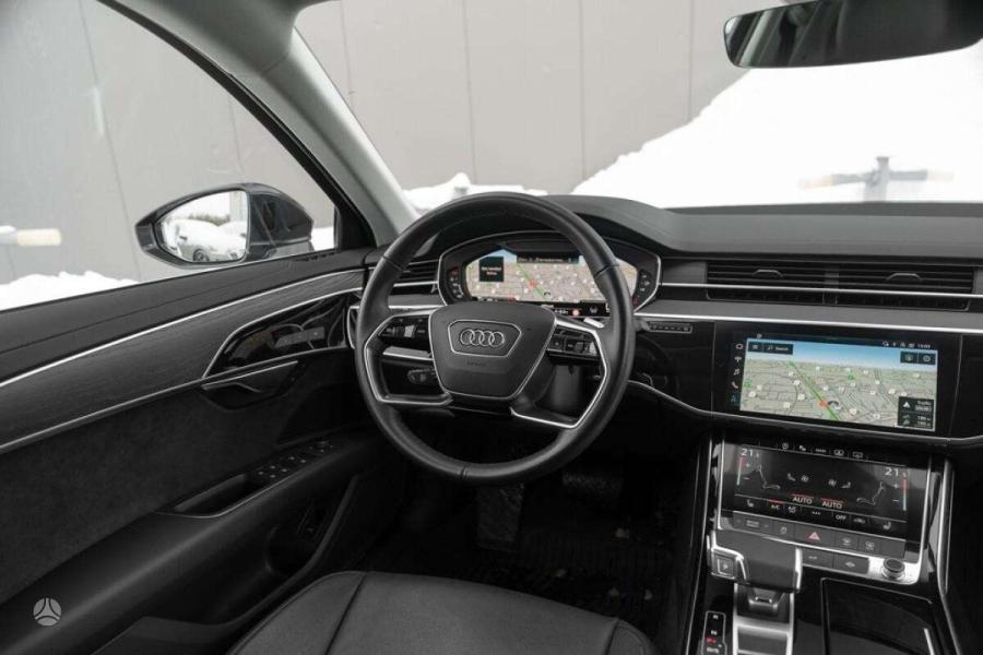 Pelēks Audi A8 2023 Viļņa, ar dzinēja tilpumu 3.00 L un nobraukumu 51 tūkst. km par 52990 €, foto 23 vietnē AUTOMOTO.COM.LV