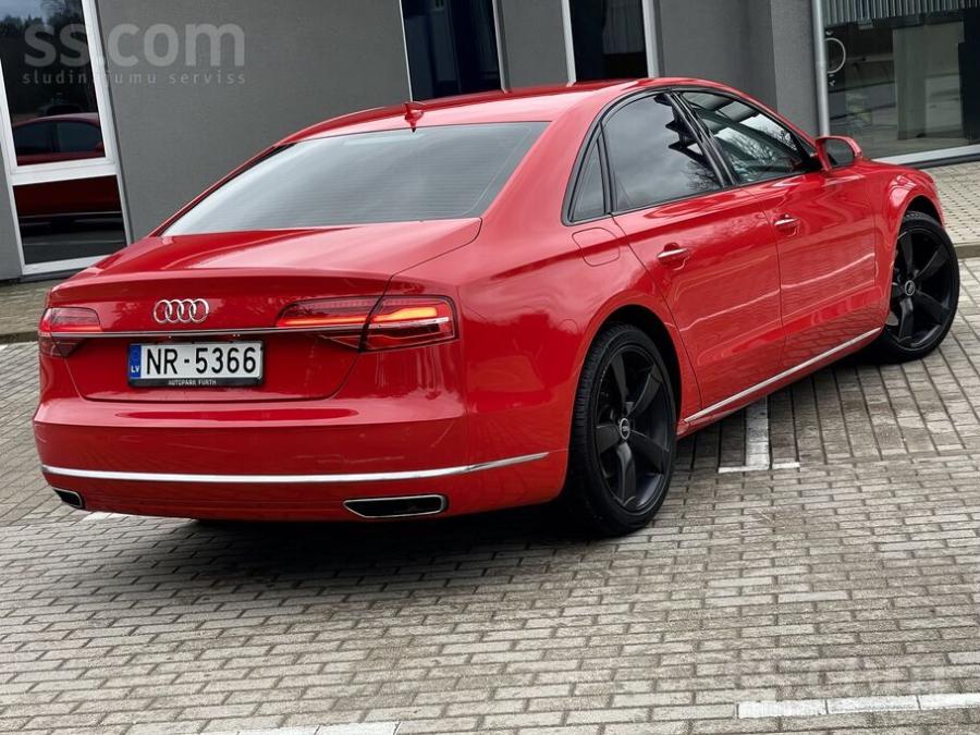 Sarkans Audi A8 2014 Jūrmala, ar dzinēja tilpumu 3.00 L un nobraukumu 0 tūkst. km par 18750 €, foto 7 vietnē AUTOMOTO.COM.LV