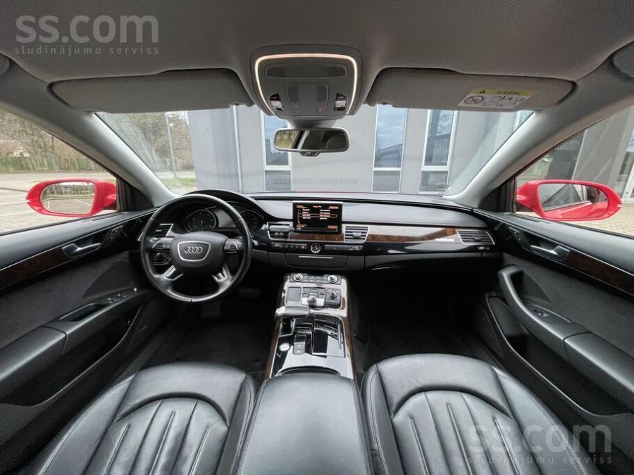 Sarkans Audi A8 2014 Jūrmala, ar dzinēja tilpumu 3.00 L un nobraukumu 0 tūkst. km par 18750 €, foto 29 vietnē AUTOMOTO.COM.LV