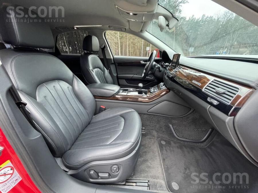 Sarkans Audi A8 2014 Jūrmala, ar dzinēja tilpumu 3.00 L un nobraukumu 0 tūkst. km par 18750 €, foto 31 vietnē AUTOMOTO.COM.LV