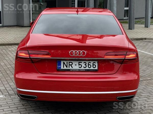 Sarkans Audi A8 2014 Jūrmala, ar dzinēja tilpumu 3.00 L un nobraukumu 0 tūkst. km par 17900 €, foto 9 vietnē AUTOMOTO.COM.LV