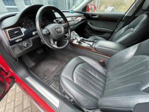 Red Audi A8 2014 in Riga, with an engine capacity of 3.00 L and mileage of 208 thousand km for 19350 €, photo 18 on AUTOMOTO.COM.LV