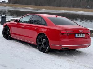 Red Audi A8 2014 in Riga, with an engine capacity of 3.00 L and mileage of 208 thousand km for 19350 €, photo 24 on AUTOMOTO.COM.LV