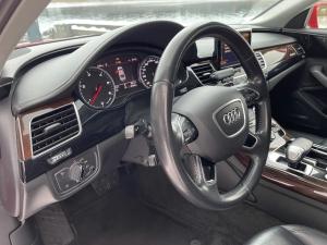 Red Audi A8 2014 in Riga, with an engine capacity of 3.00 L and mileage of 208 thousand km for 19350 €, photo 32 on AUTOMOTO.COM.LV