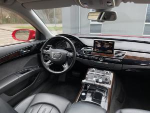 Red Audi A8 2014 in Riga, with an engine capacity of 3.00 L and mileage of 208 thousand km for 19350 €, photo 39 on AUTOMOTO.COM.LV