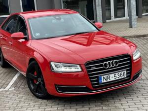 Red Audi A8 2014 in Riga, with an engine capacity of 3.00 L and mileage of 208 thousand km for 19350 €, photo 64 on AUTOMOTO.COM.LV