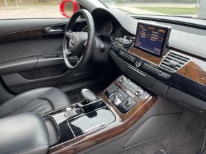Red Audi A8 2014 in Riga, with an engine capacity of 3.00 L and mileage of 208 thousand km for 19350 €, photo 71 on AUTOMOTO.COM.LV