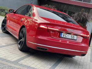 Red Audi A8 2014 in Jurmala, with an engine capacity of 3.00 L and mileage of 229 thousand km for 17650 €, photo 9 on AUTOMOTO.COM.LV