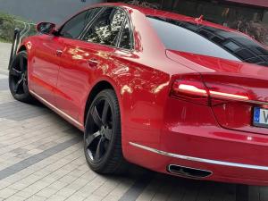 Red Audi A8 2014 in Jurmala, with an engine capacity of 3.00 L and mileage of 229 thousand km for 17650 €, photo 19 on AUTOMOTO.COM.LV