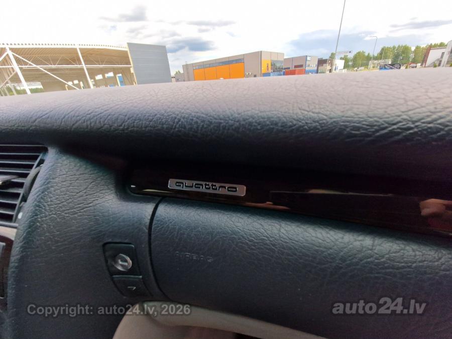 Audi A8 1997 Tartu, ar dzinēja tilpumu 3.70 L un nobraukumu 277 tūkst. km par 4490 €, foto 17 vietnē AUTOMOTO.COM.LV