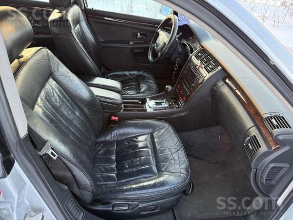 Audi A8 2001 in Jelgava, with an engine capacity of 2.50 L and mileage of 459 thousand km for 2500 €, photo 10 on AUTOMOTO.COM.LV