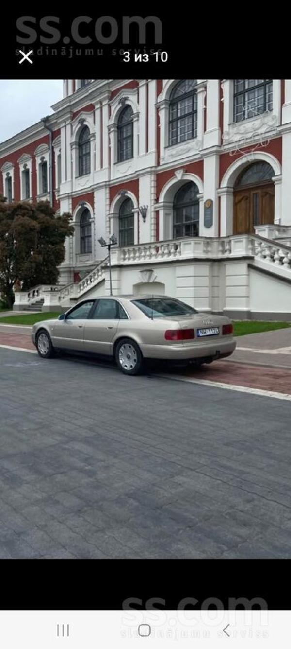 Ауди А8 2001 в Рига, объемом двигателя 2.50 л и пробегом 300 тыс. км за 2500 €, фото 1 на AUTOMOTO.COM.LV
