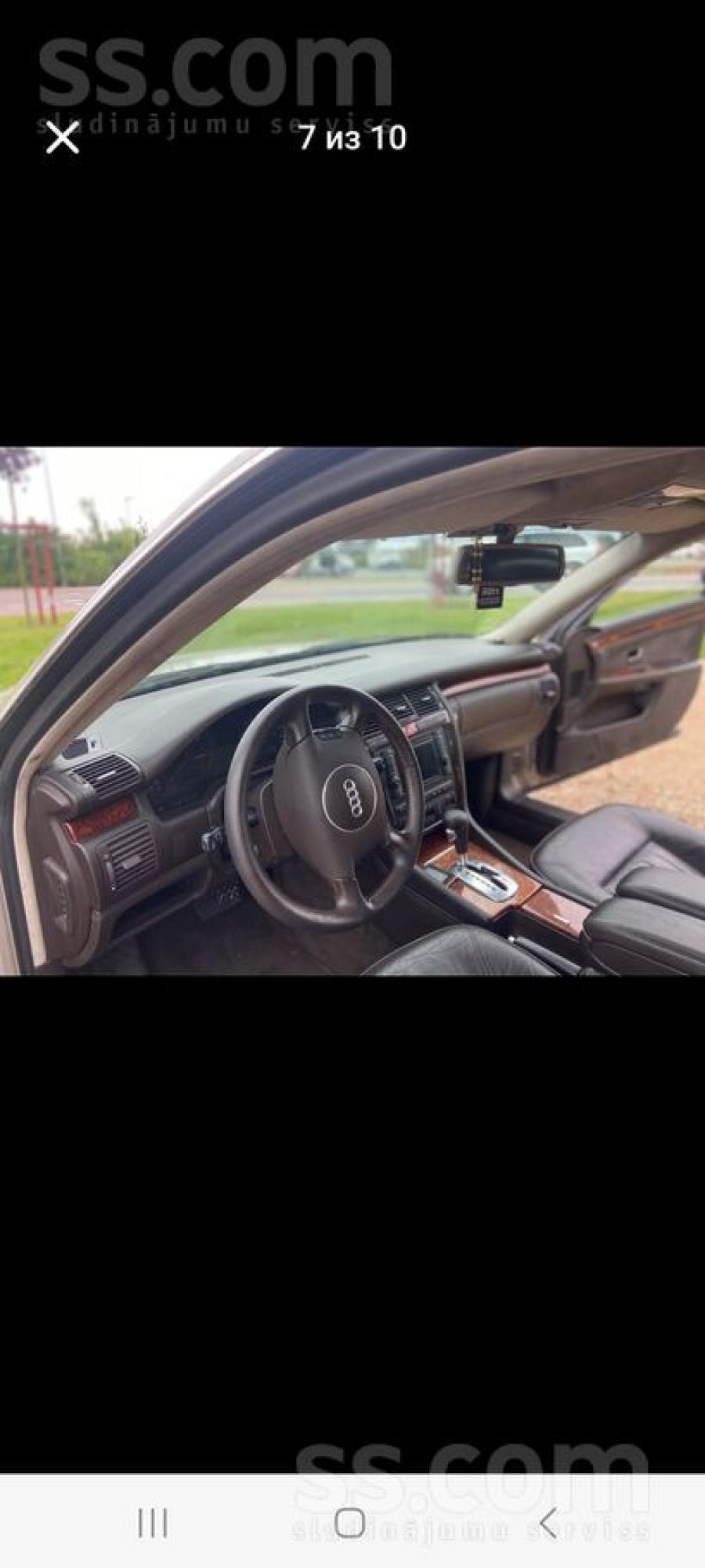 Audi A8 2001 Rīga, ar dzinēja tilpumu 2.50 L un nobraukumu 300 tūkst. km par 2500 €, foto 6 vietnē AUTOMOTO.COM.LV