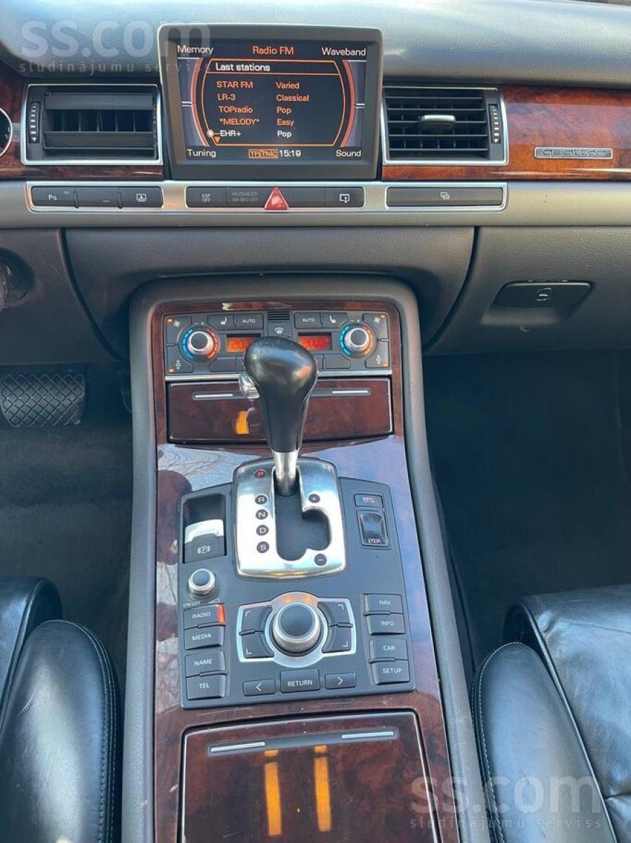 Audi A8 2005 Rīga, ar dzinēja tilpumu 3.00 L un nobraukumu 372 tūkst. km par 4150 €, foto 16 vietnē AUTOMOTO.COM.LV