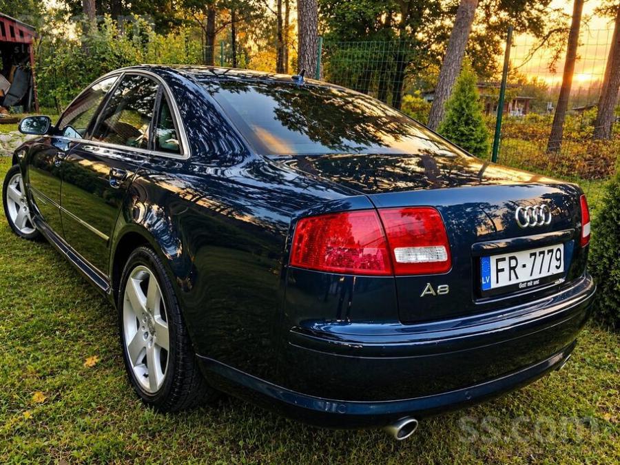 Audi A8 2005 Daugavpils, ar dzinēja tilpumu 4.20 L un nobraukumu 283 tūkst. km par 4250 €, foto 3 vietnē AUTOMOTO.COM.LV