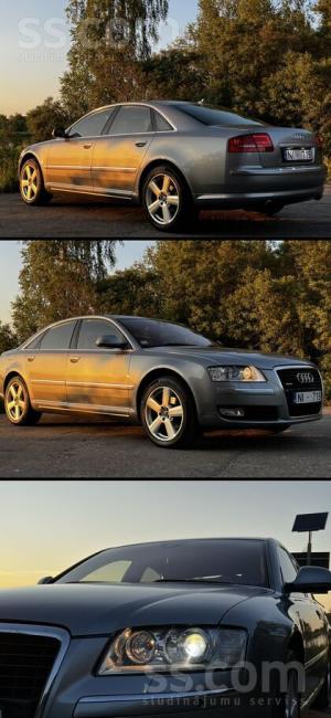 Audi A8 2008 Rīga, ar dzinēja tilpumu 3.00 L un nobraukumu 263 tūkst. km par 8400 €, foto 6 vietnē AUTOMOTO.COM.LV