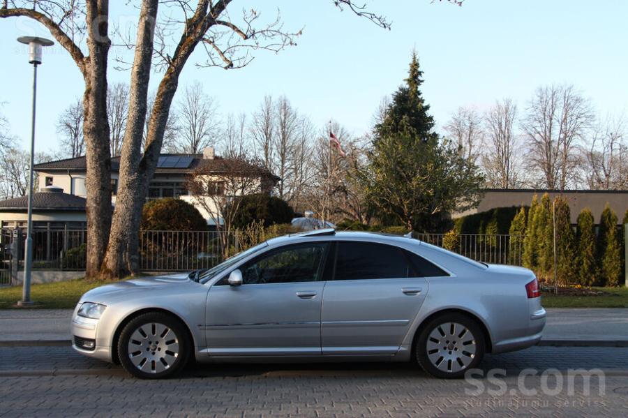Audi A8 2008 in Riga, with an engine capacity of 3.00 L and mileage of 290 thousand km for 8100 €, photo 4 on AUTOMOTO.COM.LV