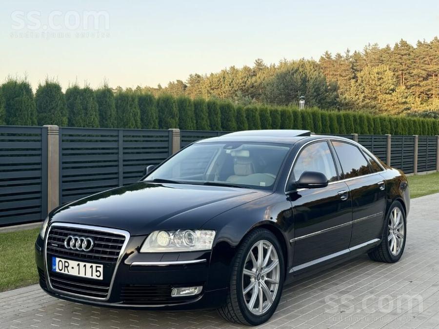 Audi A8 2008 Rīga, ar dzinēja tilpumu 4.20 L un nobraukumu 198 tūkst. km par 7700 €, foto 1 vietnē AUTOMOTO.COM.LV