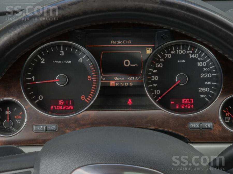Ауди А8 2008 в Лиепая, объемом двигателя 3.00 л и пробегом 312 тыс. км за 7495 €, фото 27 на AUTOMOTO.COM.LV