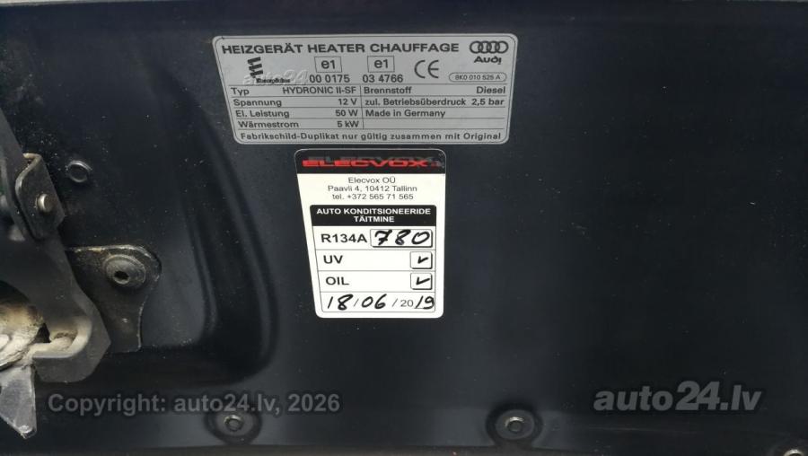Ауди А8 2011 в Таллин, объемом двигателя 3.00 л и пробегом 321 тыс. км за 9500 €, фото 11 на AUTOMOTO.COM.LV