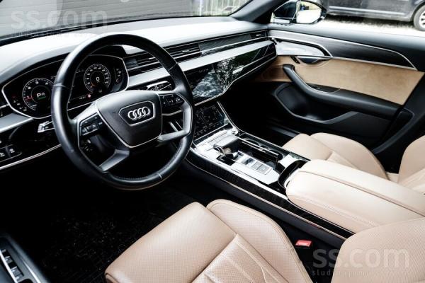 Audi A8 2018 in Riga, with an engine capacity of 3.00 L and mileage of 220 thousand km for 39990 €, photo 6 on AUTOMOTO.COM.LV