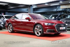 Audi A8 2021 Tallina, ar dzinēja tilpumu 3.00 L un nobraukumu 141 tūkst. km par 42995 €, foto  vietnē AUTOMOTO.COM.LV