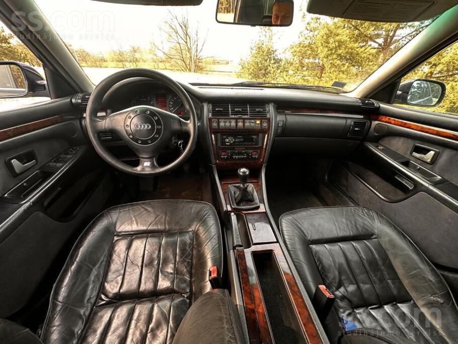 Violets Audi A8 1995 Ventspils, ar dzinēja tilpumu 2.80 L un nobraukumu 478 tūkst. km par 4500 €, foto 6 vietnē AUTOMOTO.COM.LV
