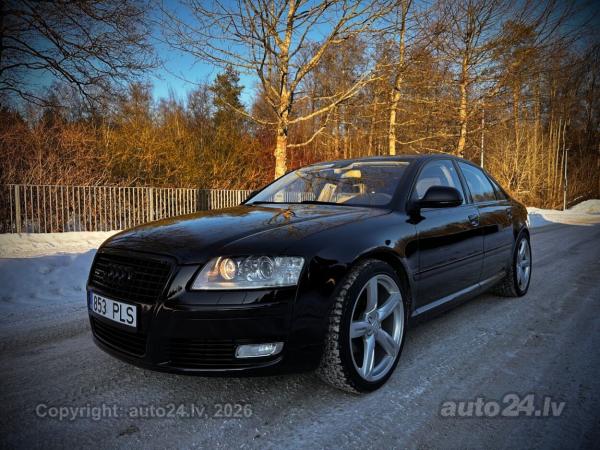 Violet Audi A8 2007 in Tallinn, with an engine capacity of 3.00 L and mileage of 251 thousand km for 6999 €, photo 1 on AUTOMOTO.COM.LV