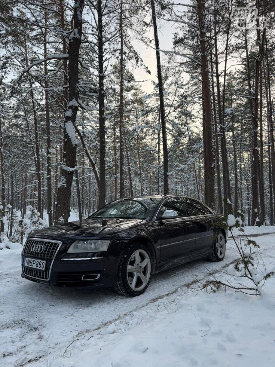 Violet Audi A8 2008 in Druskininkai, with an engine capacity of 4.10 L and mileage of 378 thousand km for 5499 €, photo 5 on AUTOMOTO.COM.LV