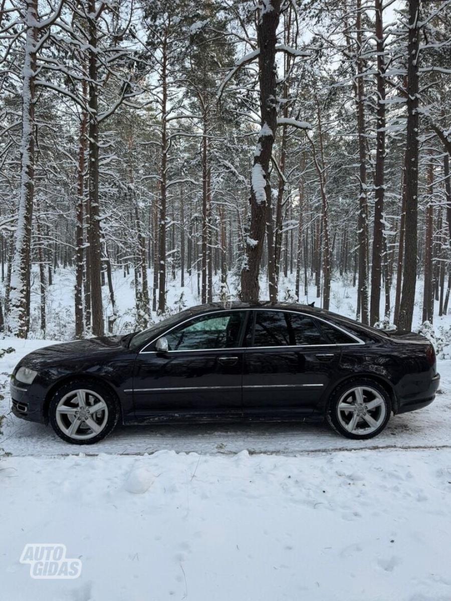 Violet Audi A8 2008 in Druskininkai, with an engine capacity of 4.10 L and mileage of 378 thousand km for 5499 €, photo 7 on AUTOMOTO.COM.LV
