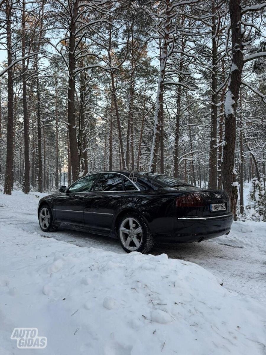 Violet Audi A8 2008 in Druskininkai, with an engine capacity of 4.10 L and mileage of 378 thousand km for 5499 €, photo 8 on AUTOMOTO.COM.LV