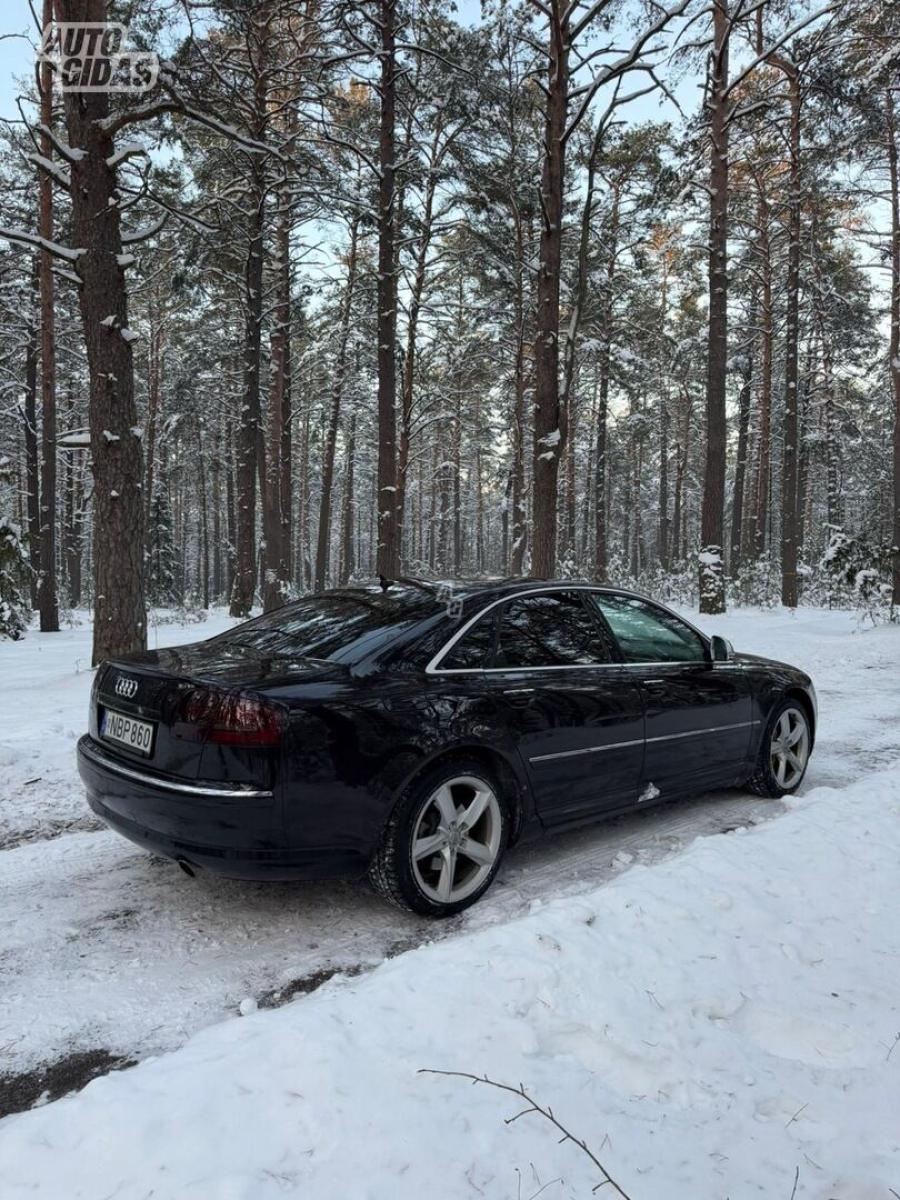 Violet Audi A8 2008 in Druskininkai, with an engine capacity of 4.10 L and mileage of 378 thousand km for 5499 €, photo 11 on AUTOMOTO.COM.LV