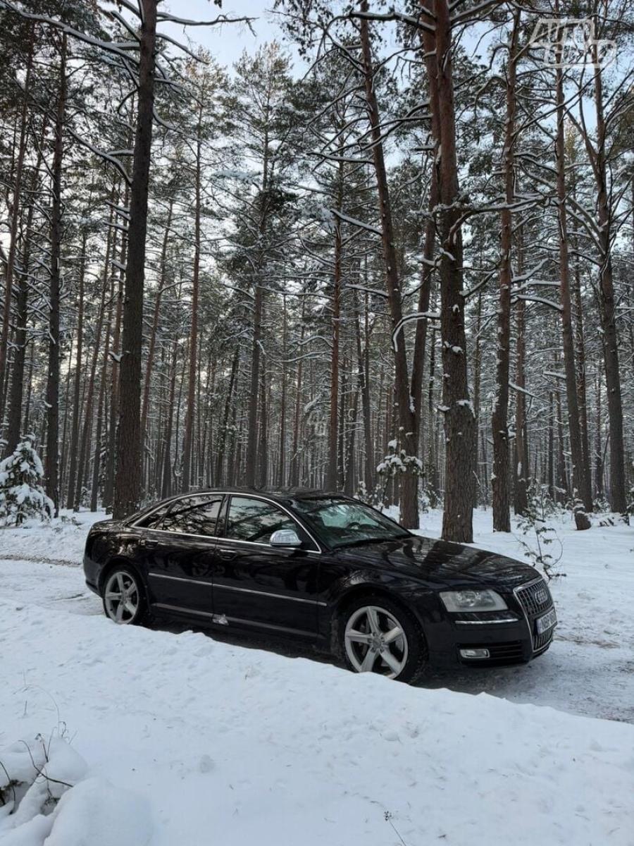 Violet Audi A8 2008 in Druskininkai, with an engine capacity of 4.10 L and mileage of 378 thousand km for 5499 €, photo 15 on AUTOMOTO.COM.LV
