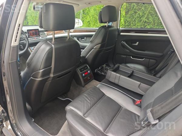 White Audi A8 2008 in Riga, with an engine capacity of 3.00 L and mileage of 0 thousand km for 8450 €, photo 8 on AUTOMOTO.COM.LV