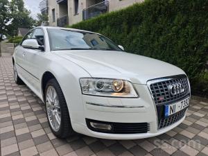 White Audi A8 2008 in Riga, with an engine capacity of 3.00 L and mileage of 0 thousand km for 8450 €, photo 25 on AUTOMOTO.COM.LV