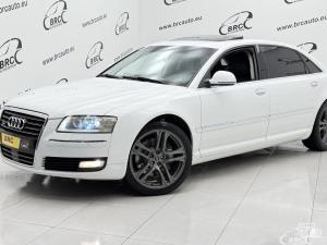 White Audi A8 2009 in Avizieniai, with an engine capacity of 4.20 L and mileage of 244 thousand km for 8900 €, photo  on AUTOMOTO.COM.LV