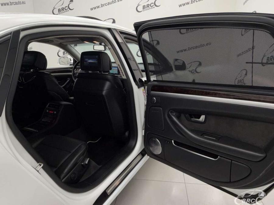 Balts Audi A8 2009 Viļņa, ar dzinēja tilpumu 4.13 L un nobraukumu 244 tūkst. km par 8900 €, foto 19 vietnē AUTOMOTO.COM.LV