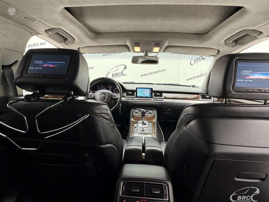 Balts Audi A8 2009 Viļņa, ar dzinēja tilpumu 4.13 L un nobraukumu 244 tūkst. km par 8900 €, foto 29 vietnē AUTOMOTO.COM.LV