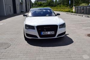 Белый Ауди А8 2011 в Вильнюс, объемом двигателя 3.00 л и пробегом 372 тыс. км за 10500 €, фото 3 на AUTOMOTO.COM.LV