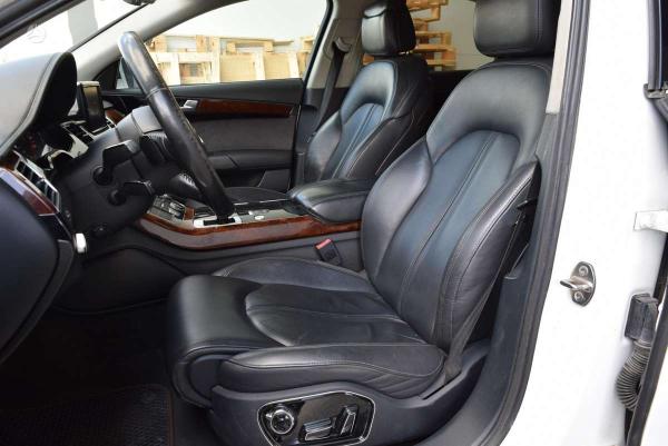 White Audi A8 2011 in Vilnius, with an engine capacity of 3.00 L and mileage of 372 thousand km for 10500 €, photo 9 on AUTOMOTO.COM.LV