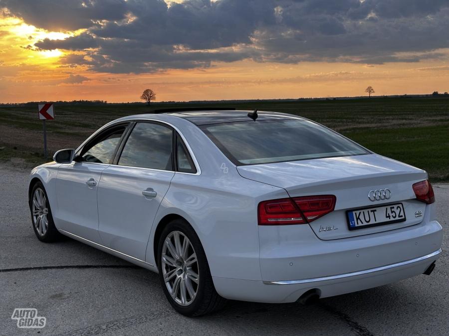 Balts Audi A8 2012 Ukmergė, ar dzinēja tilpumu 4.20 L un nobraukumu 170 tūkst. km par 7500 €, foto 4 vietnē AUTOMOTO.COM.LV