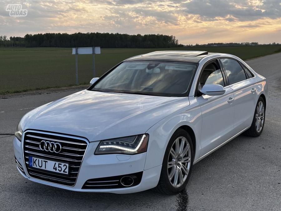 Balts Audi A8 2012 Ukmergė, ar dzinēja tilpumu 4.20 L un nobraukumu 170 tūkst. km par 7500 €, foto 8 vietnē AUTOMOTO.COM.LV