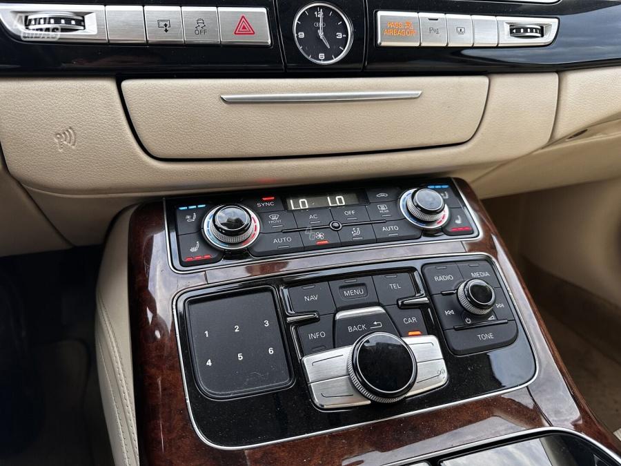 Balts Audi A8 2012 Ukmergė, ar dzinēja tilpumu 4.20 L un nobraukumu 170 tūkst. km par 7500 €, foto 23 vietnē AUTOMOTO.COM.LV