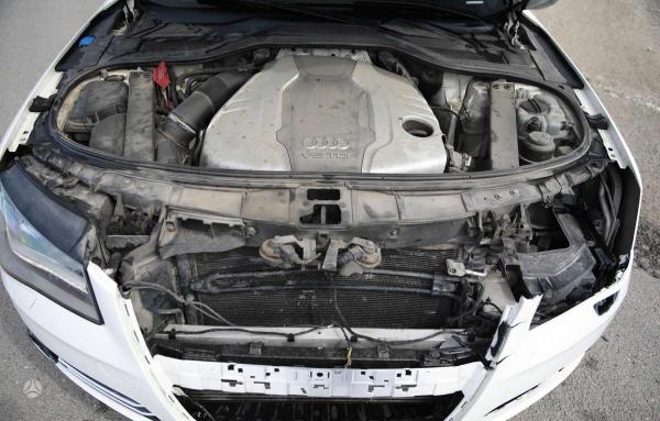 Balts Audi A8 2012 Panevēža, ar dzinēja tilpumu 3.00 L un nobraukumu 350 tūkst. km par 8350 €, foto 3 vietnē AUTOMOTO.COM.LV