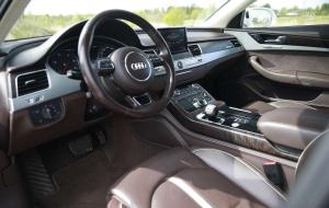 Balts Audi A8 2012 Panevēža, ar dzinēja tilpumu 3.00 L un nobraukumu 350 tūkst. km par 8350 €, foto 14 vietnē AUTOMOTO.COM.LV