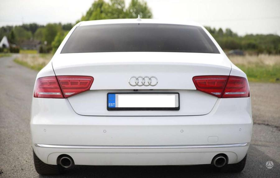 Balts Audi A8 2012 Panevēža, ar dzinēja tilpumu 3.00 L un nobraukumu 350 tūkst. km par 8350 €, foto 19 vietnē AUTOMOTO.COM.LV
