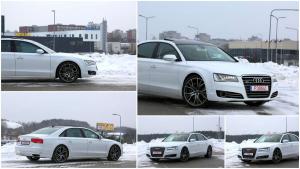 White Audi A8 2013 in Vilnius, with an engine capacity of 4.00 L and mileage of 164 thousand km for 13990 €, photo 2 on AUTOMOTO.COM.LV